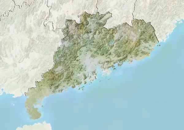 Asia Map Guangdong Province Hong Kong Tourist Map: Hong Kong Map With