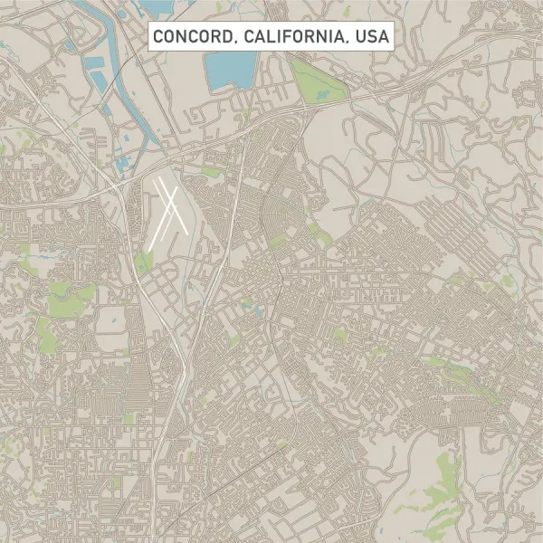 Concord California Map