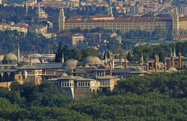 Elevated view of Topkapi Palace Our beautiful Wall Art and Photo Gifts ...