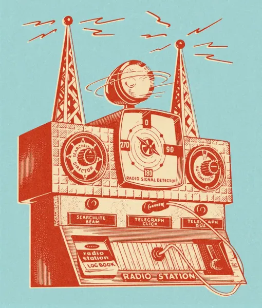 Art Deco Style Radio