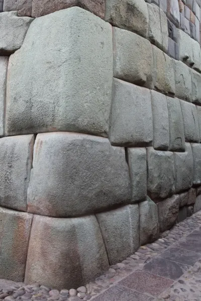 Cusco Stone Walls Ancient Inca Stone Wall In The City Of Cusco, Peru.