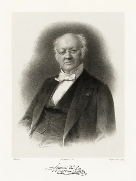 Firmin Didot Portrait And Engraver Jacques Firmin Beauvarlet
