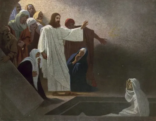 Lazarus Jesus Jesus Wakes Lazarus By Robert Wilhelm Ekman Artvee
