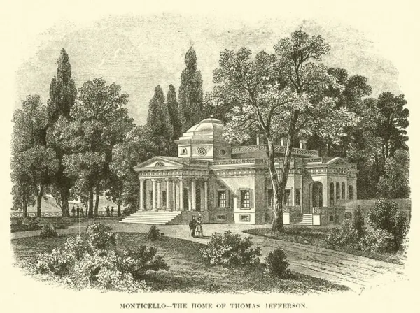 Monticello Thomas Jefferson Drawing Monticello Home Of Thomas