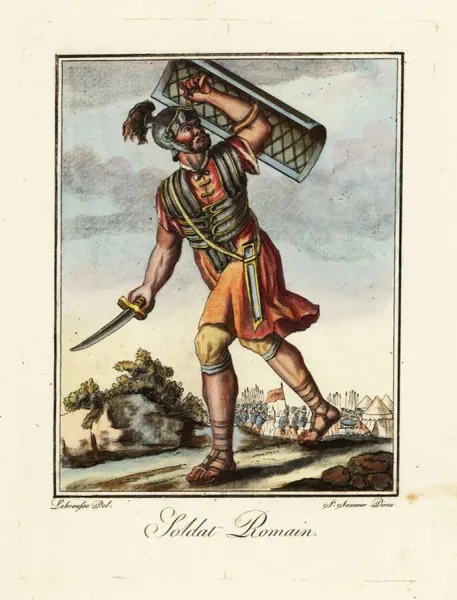 Roman Soldier With Gladius