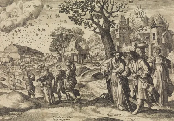 The Animals Going into the Ark from The Story of the Family