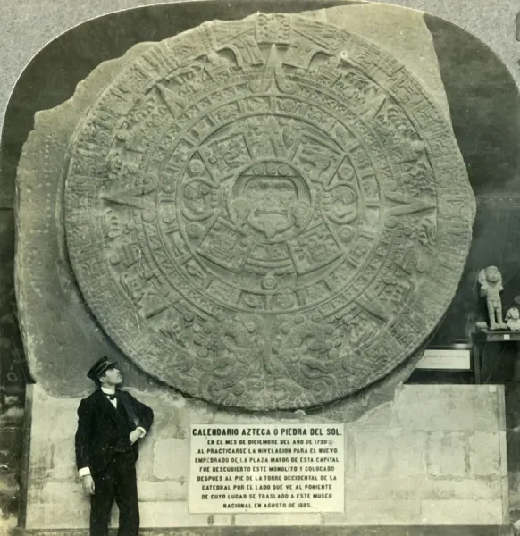 The Aztec Calendar Stone, or Stone of the Sun Our beautiful Wall Art ...