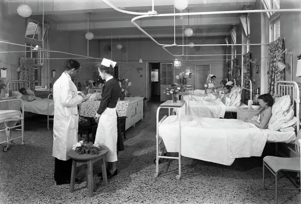 The female medical ward at the Montague Hospital Our beautiful Wall Art ...