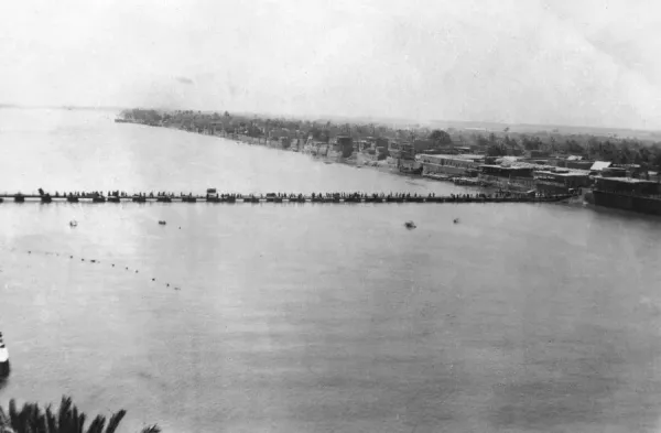 Lower pontoon bridge, Baghdad, Mesopotamia Our beautiful Wall Art and ...