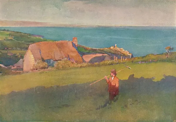Across Mounts Bay, c1880. Artist: Elizabeth Adela Forbes