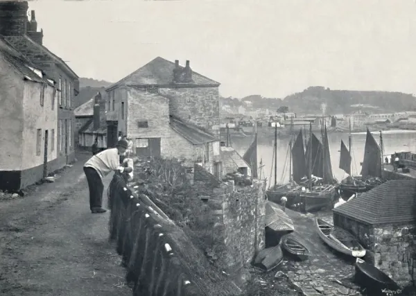 Newlyn View of the Village and the Harbour Our beautiful Wall Art and ...