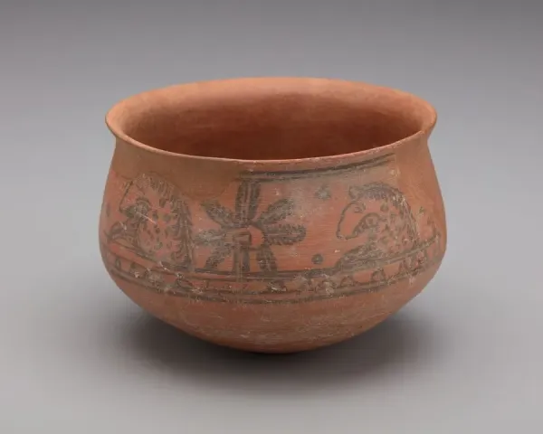Painted Bowl with Faunal and Floral Design Our beautiful Wall Art and ...
