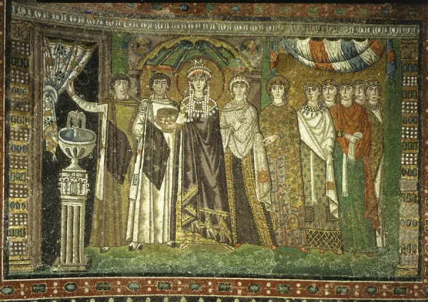 San Vitale Theodora The Jewels Of Empress Theodora From San Vitale,
