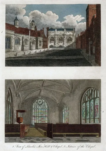 Views of Lincolns Inn Hall and Chapel Our beautiful Wall Art and Photo ...