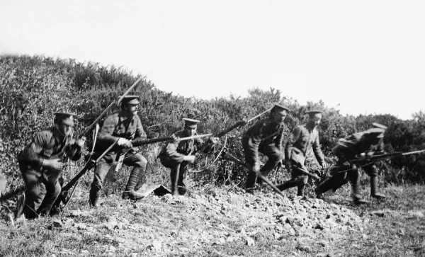 Ww1 British Soldiers In Trenches Scars Of The Somme: Time Has Healed