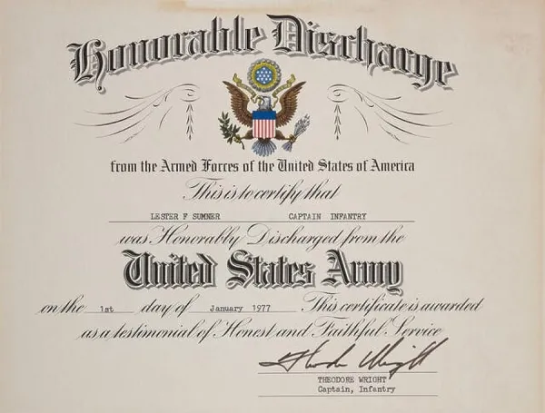 Honorable Discharge Certificate US Army, USA Our beautiful Wall Art and ...