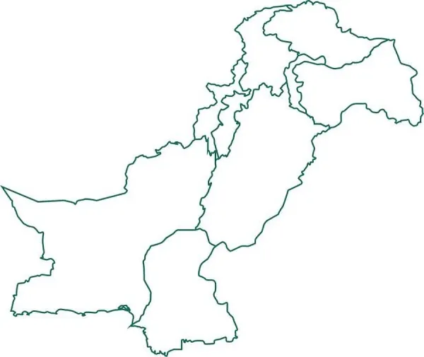Pakistan map with all states Our beautiful Wall Art and Photo Gifts ...