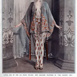 Heather Thatcher in costume with artist Doris Zinkeisen