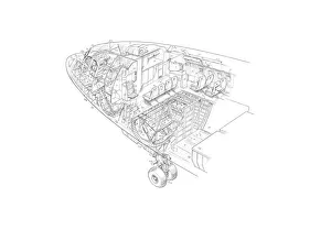 Business Aircraft Cutaways Art Prints, Posters & Puzzles