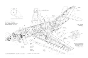 Business Aircraft Cutaways Art Prints, Posters & Puzzles