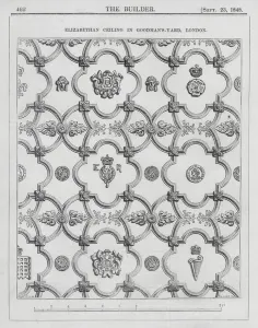 Elizabethan Ceiling Art Prints Collection