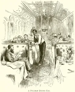 Pullman Dining Car Art Prints Collection