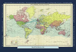 Historical World Map 1931 Gallery of Photo Prints and Gifts