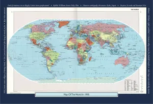 Historical World Map 1995 Art Prints, Posters & Puzzles