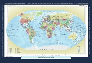Historical World Map 2000 Art Prints Collection