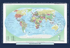 Historical World Map 2003 Collection of Photo Prints and Gifts