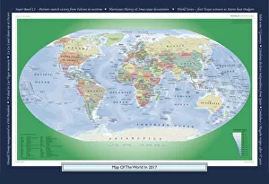 Historical World Map 2017 Prints
