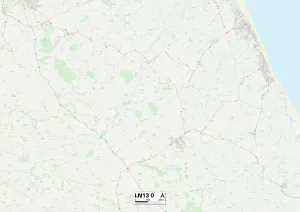 LN - Lincoln (Postcode Sector Maps) (Map Marketing)