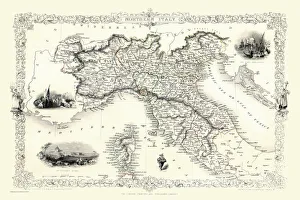 Media Storehouse: Old Map Of Italy
