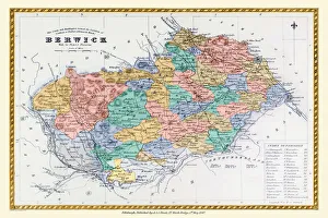 Berwick County Map Prints