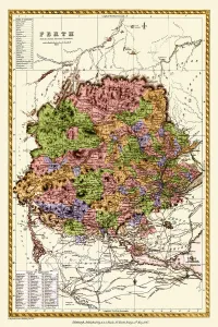 Perth County Map Collection of Photo Prints and Gifts