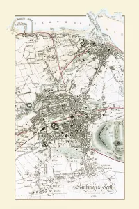 Media Storehouse: Old Map Of Edinburgh