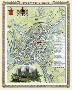 Exeter Map Prints