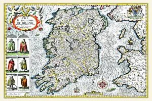 Historic John Speed Map Art Prints, Posters & Puzzles